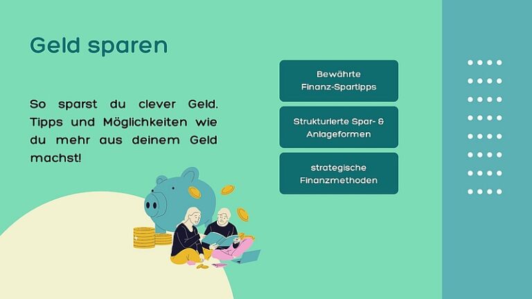 Clever Geld sparen - 35 smarte Tipps für deine Finanzen